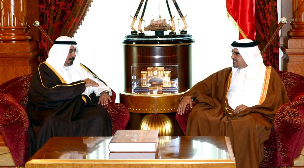 HRH Crown Prince receives Dr. Shaikh Mohammed Sabah Al-Salem Al Sabah ...