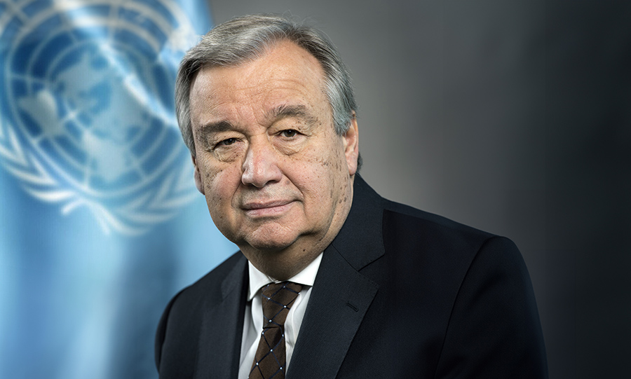 HRH the Crown Prince and Prime Minister congratulates the UN Secretary ...