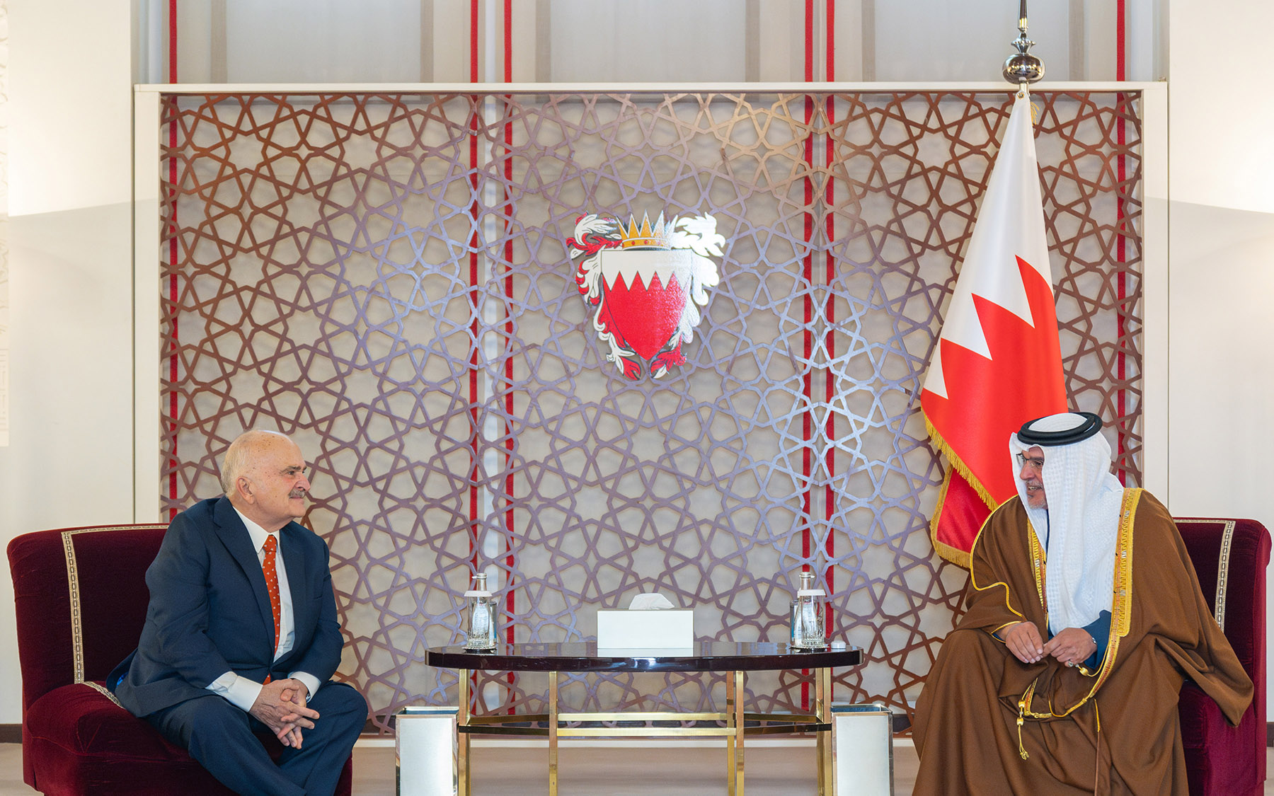 HRH the Crown Prince and Prime Minister meets the President of the Arab ...