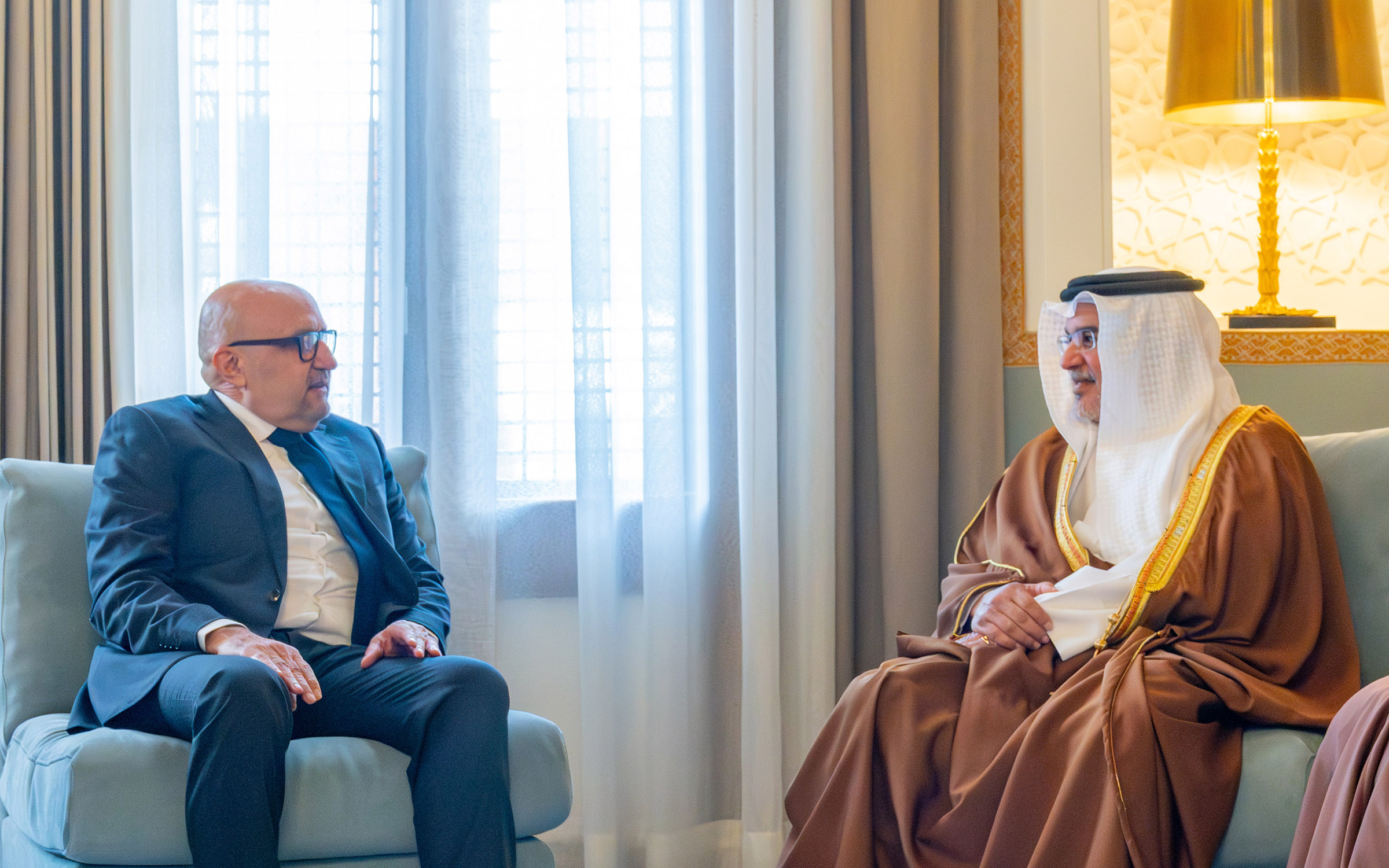 HRH the Crown Prince and Prime Minister meets with the Ambassador of ...