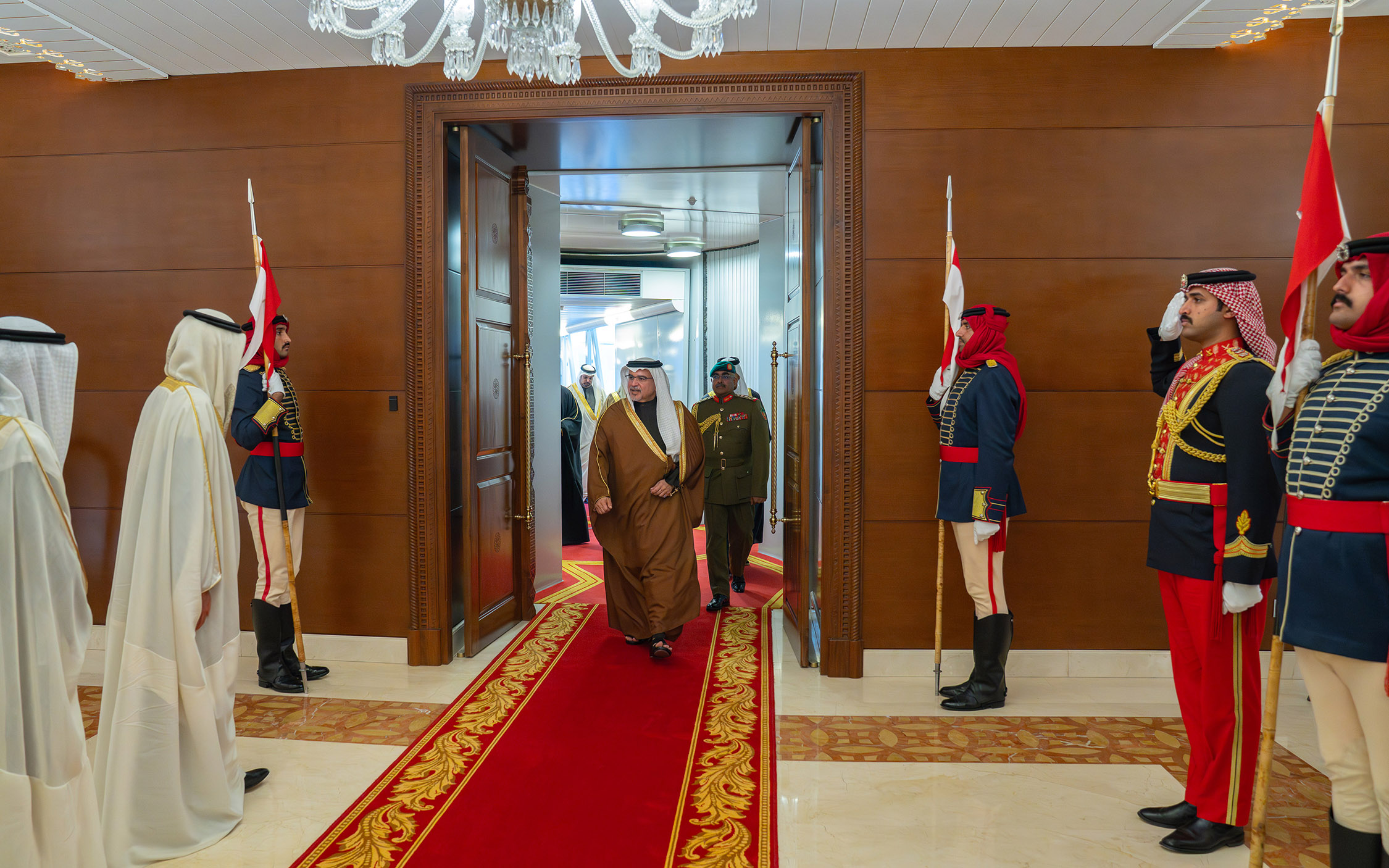 HRH the Crown Prince and Prime Minister arrives in the Kingdom of ...