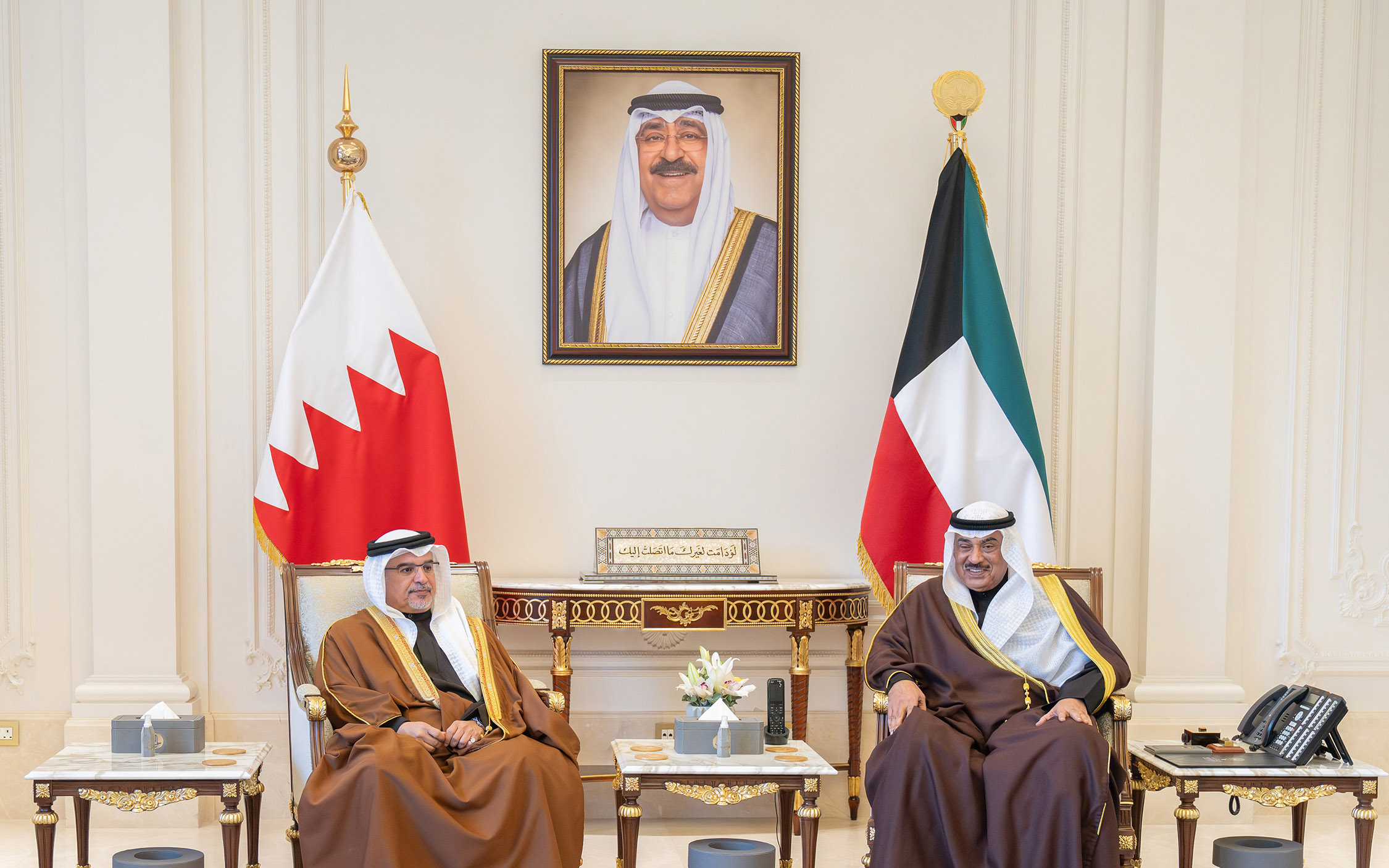 HRH the Crown Prince and Prime Minister meets with the Crown Prince of ...