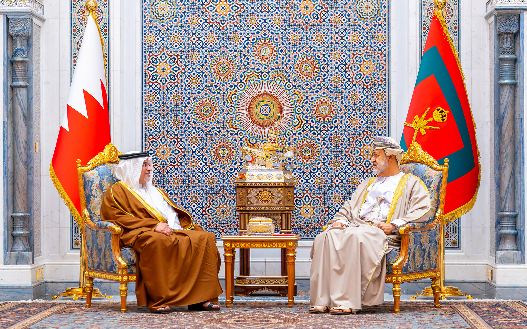 HRH the Crown Prince and Prime Minister meets with the Sultan of the ...